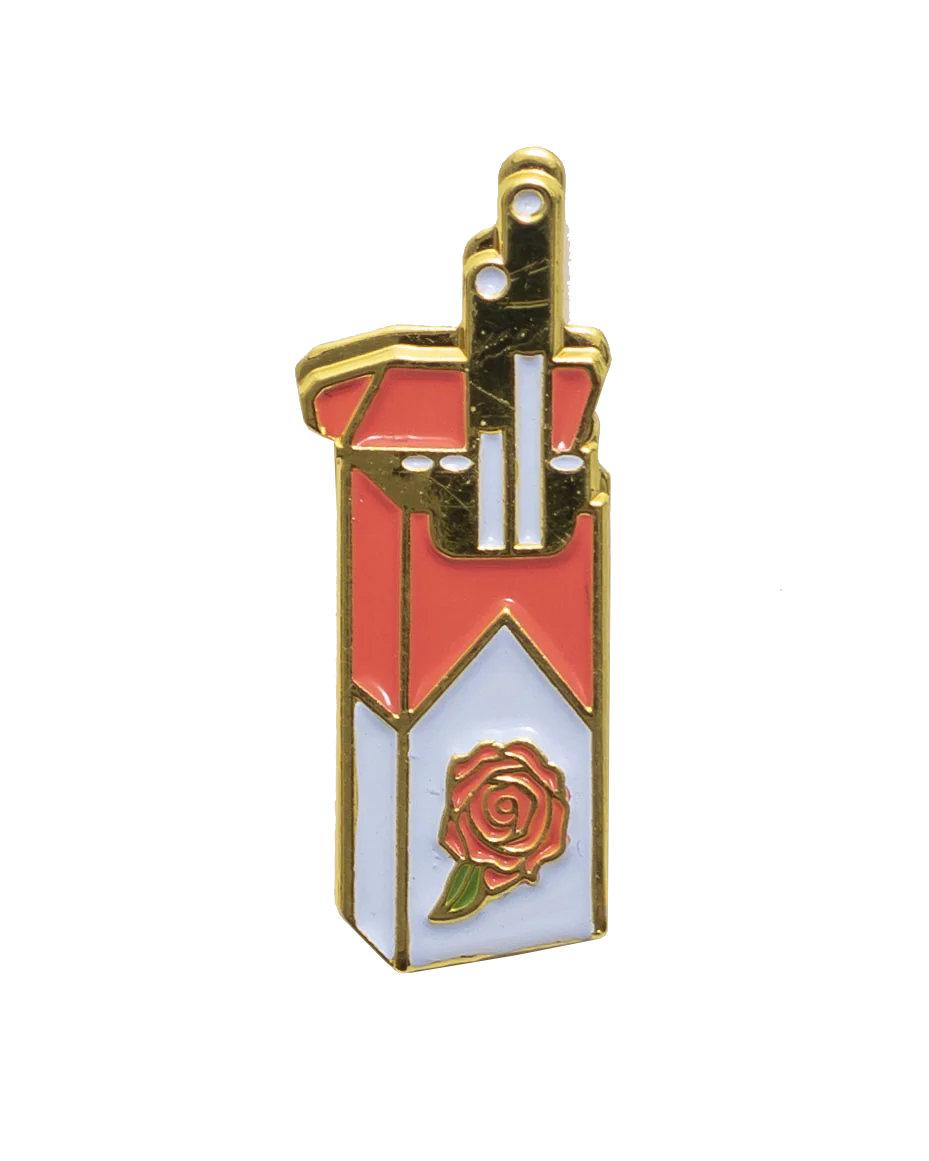 Rose Cigarettes Lapel Pin – Haley Solar